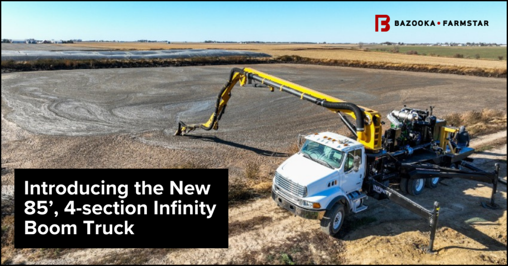 Bazooka Farmstar Introduces 85’, 4-section Infinity Boom Truck ...